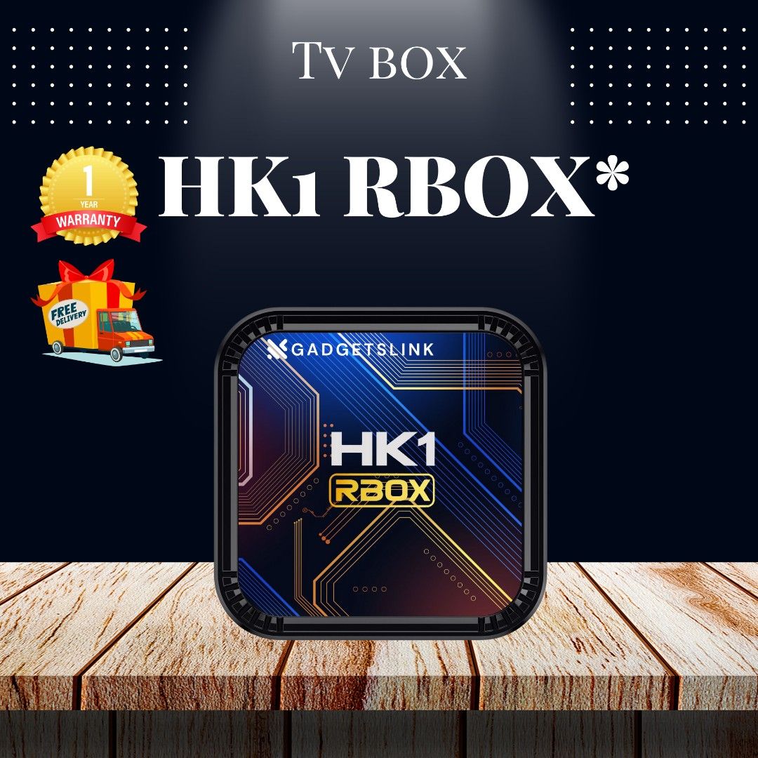 [HOT] HK1 RBOX* ANDROID TV BOX | TV BOX | ANDROID 13 | PREMIUM| WIFI | DUAL BAND | 4K | FHD | HD ...