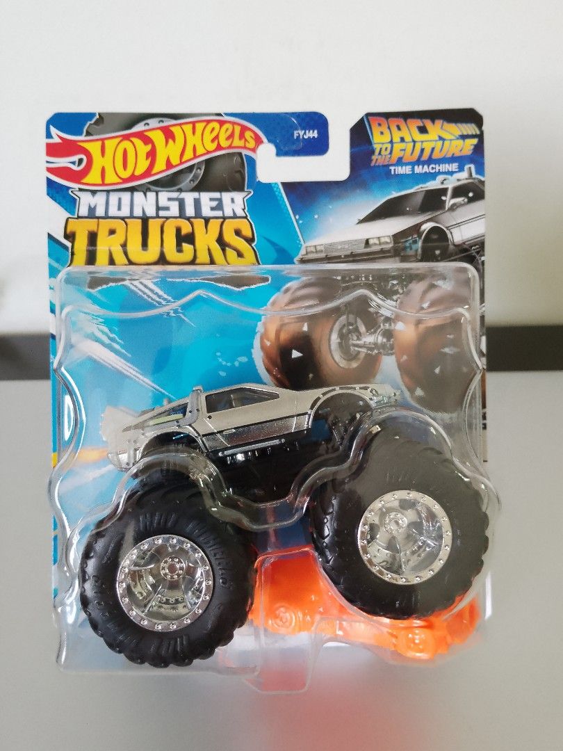 Hot Wheels Monster Truck Back To The Future Time Machine, Hobbies ...