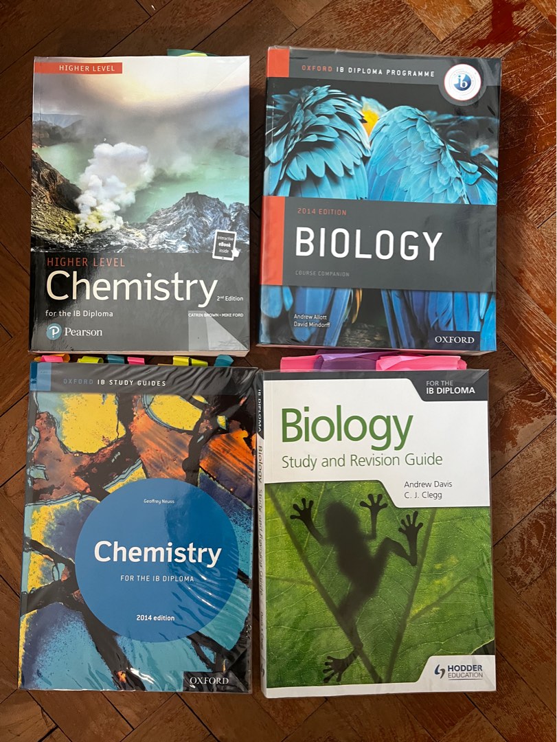 IB Diploma chemistry and biology textbooks, Hobbies & Toys, Books ...