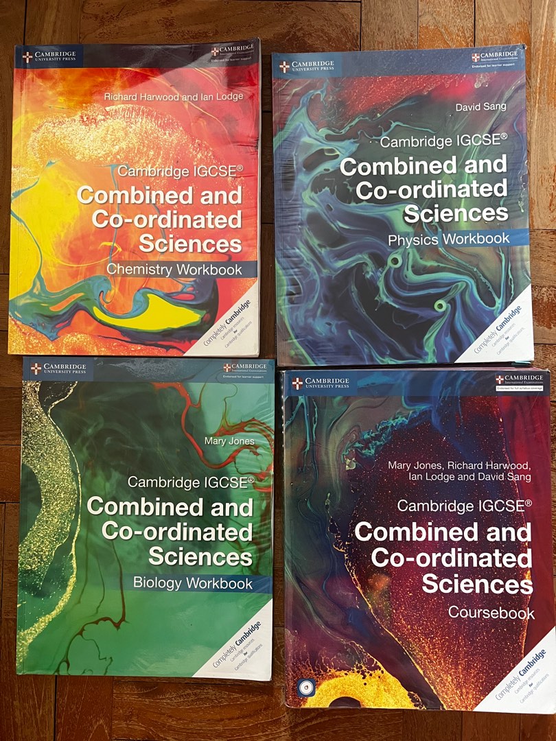 Cambridge IGCSE Co-Ordinated Science textbook and workbooks, Hobbies ...