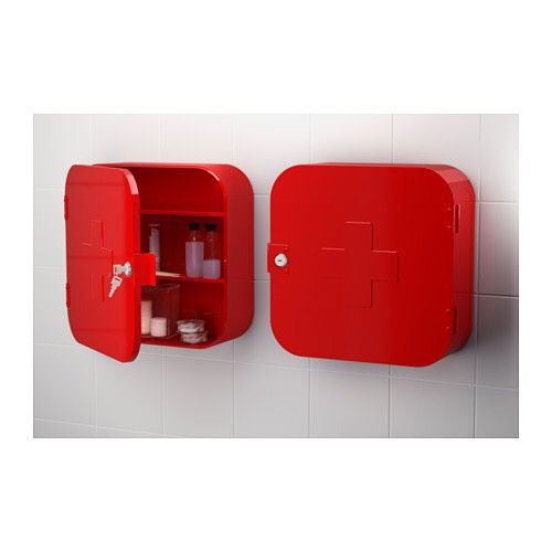 IKEA GUNNERN First Aid Medical Box DISCONTINUED, Furniture & Home ...