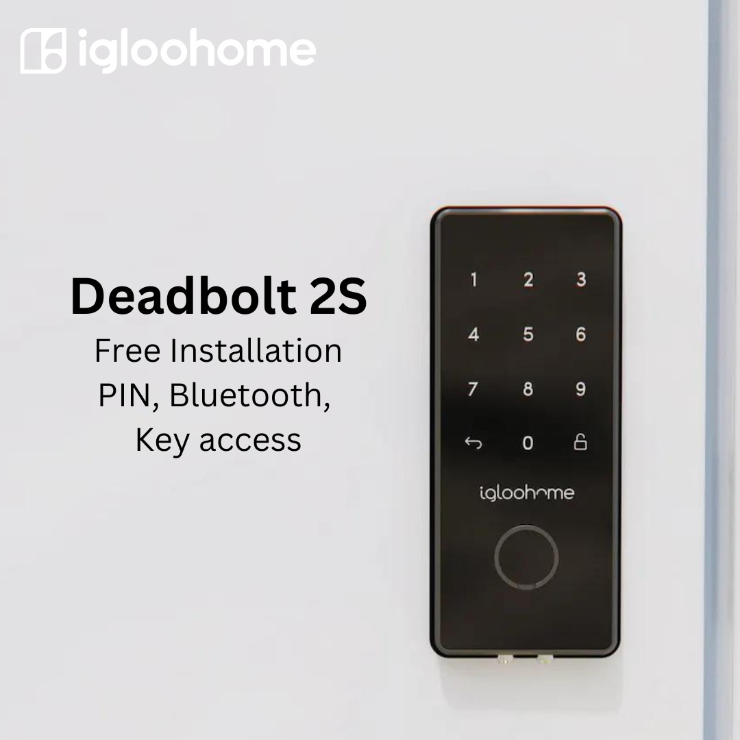 (INSTALLATION INCLUDED) Igloohome Deadbolt 2S, Furniture & Home Living, Security & Locks, Locks ...