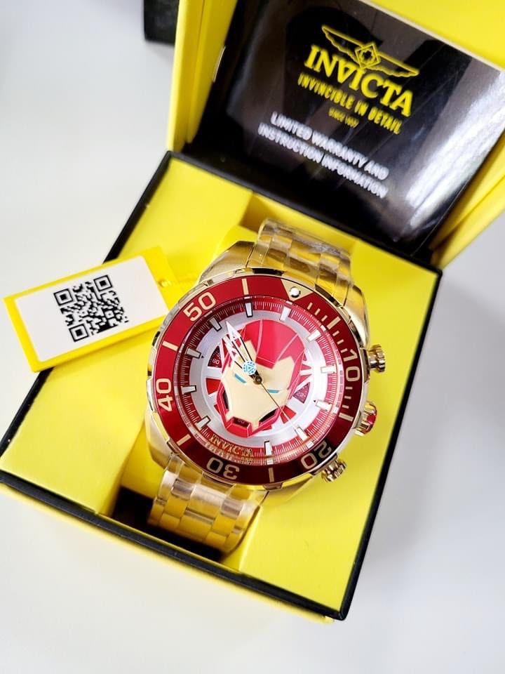 Invicta Limited Edition Marvel Tony Stark Invicta 43056, Men's Fashion ...