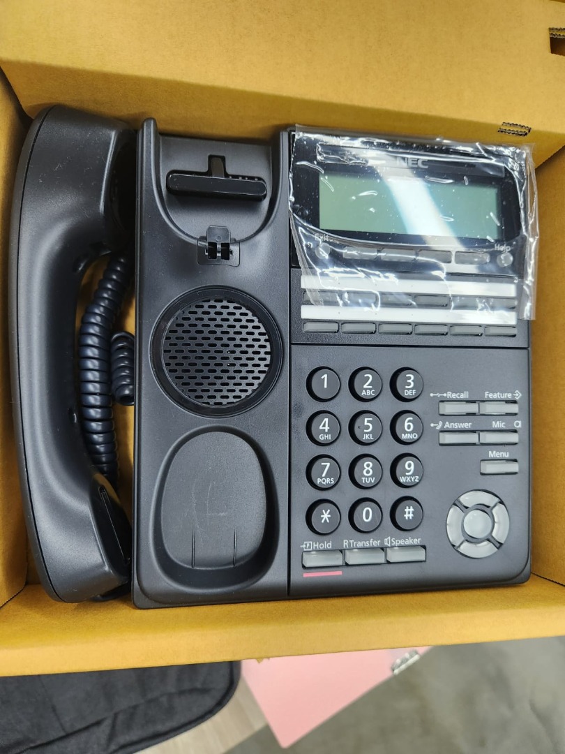 IP PHONE - NEC DT900 SERIES ITK-12D-1P (BK) TEL, 電腦＆科技, 商務用科技產品 - Carousell