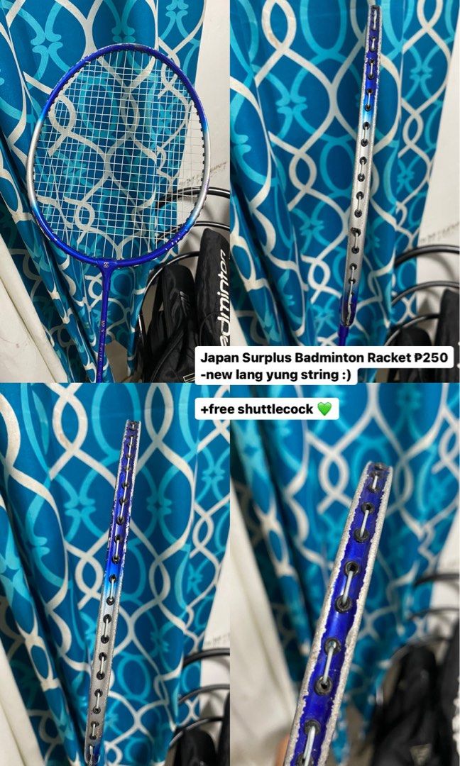 Japan Surplus Badminton Racket, Health & Nutrition, Health Supplements ...