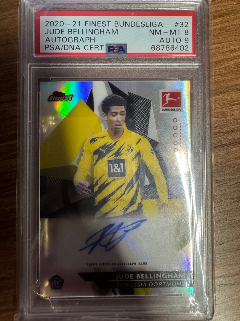 JUDE BELLINGHAM ROOKIE AUTO, Hobbies & Toys, Memorabilia & Collectibles ...