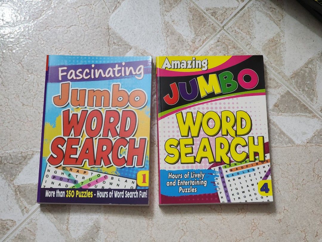 Jumbo Word Search, Hobbies & Toys, Stationery & Craft, Other Stationery ...
