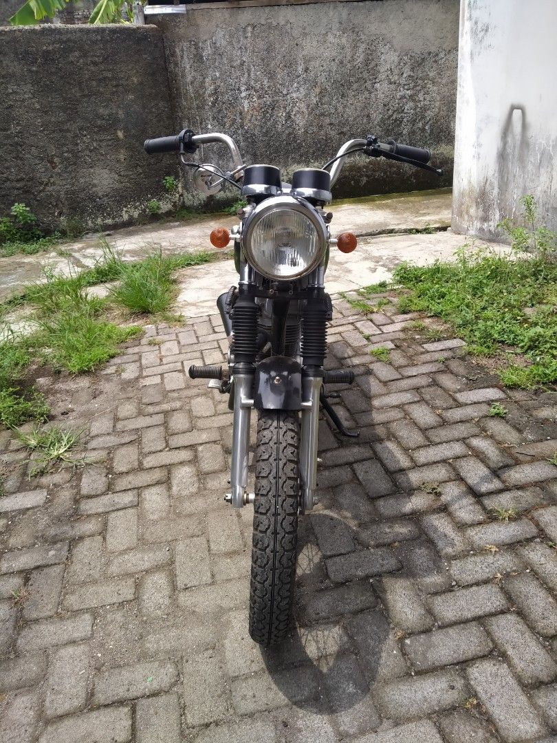 Kawasaki Binter Merzy Kz200 Custom British style, Motor di Carousell