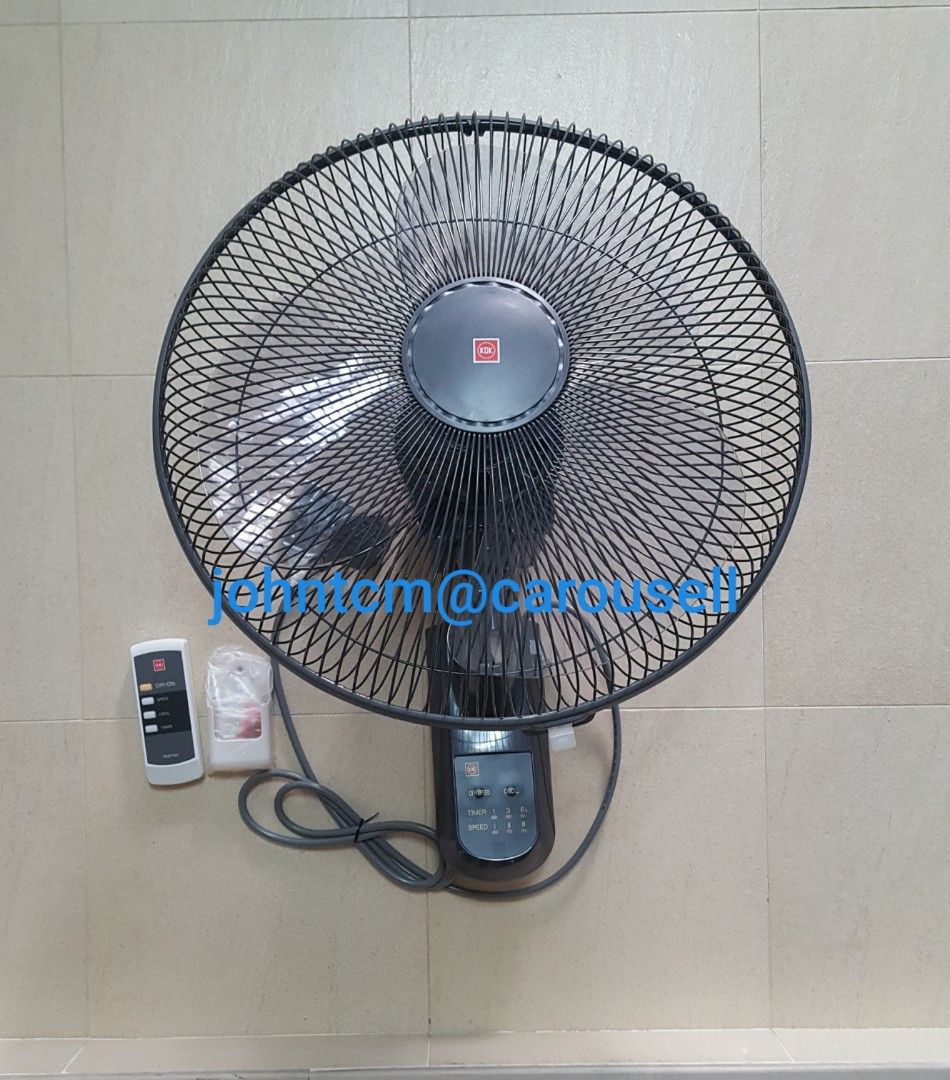 KDK WALL FAN, Furniture & Home Living, Lighting & Fans, Fans on Carousell