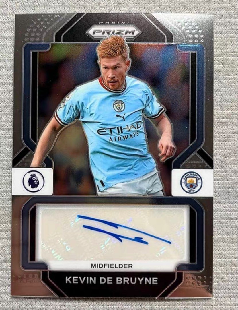Kevin De Bruyne auto Panini Prizm Man City Belgium Haaland Hazard ...