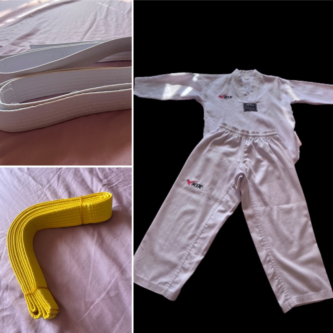 Kix Taekwondo Gear Uniform Set for Kids, Sports Equipment, Other Sports ...