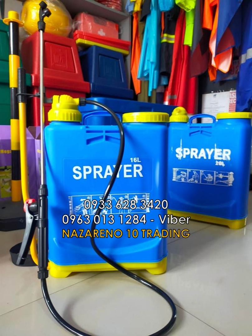 Knapsack sprayer w/ manual sprayer., Furniture & Home Living, Cleaning ...