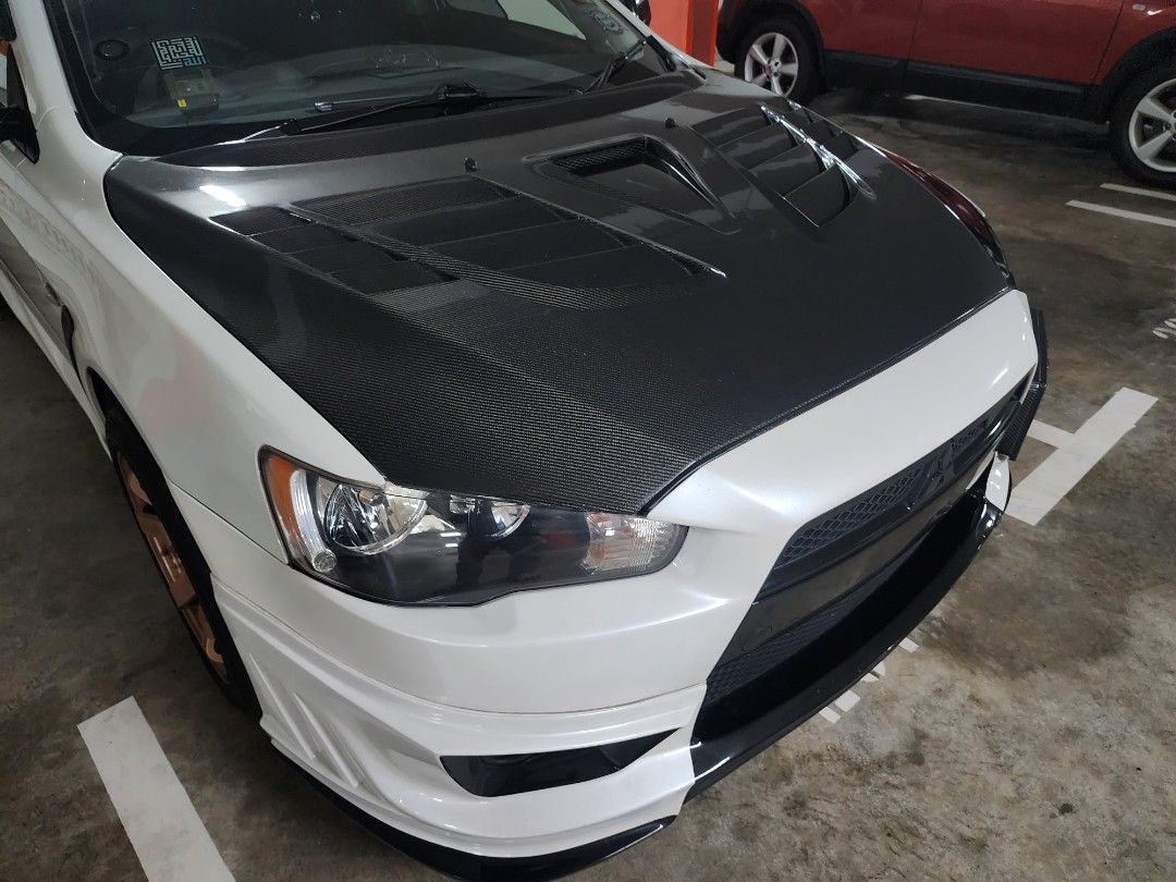 Lancer EX Varis 2 Version 2 CF hood, Car Accessories, Accessories on ...