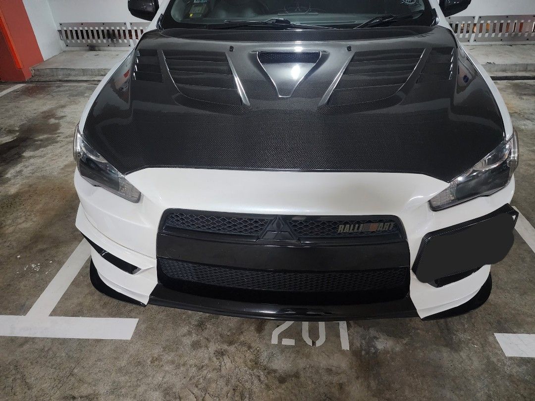 Lancer EX Varis 2 Version 2 CF hood, Car Accessories, Accessories on ...
