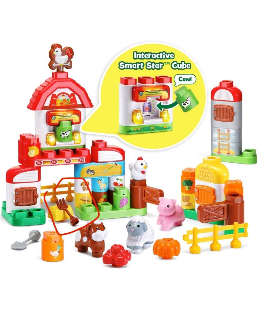 LeapFrog LeapBuilders Food Fun Family Farm Toy, Hobbies & Toys, Toys ...