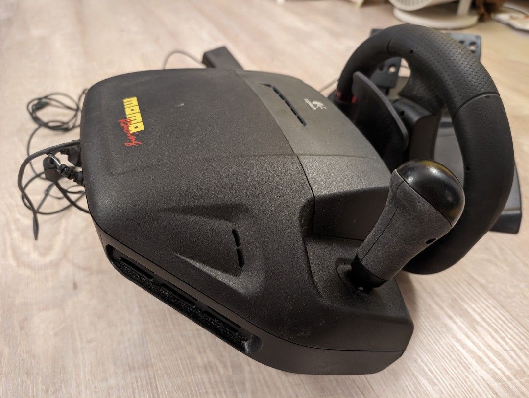 Legendary Logitech MOMO Force Feedback Racing Steering Wheel USB with ...