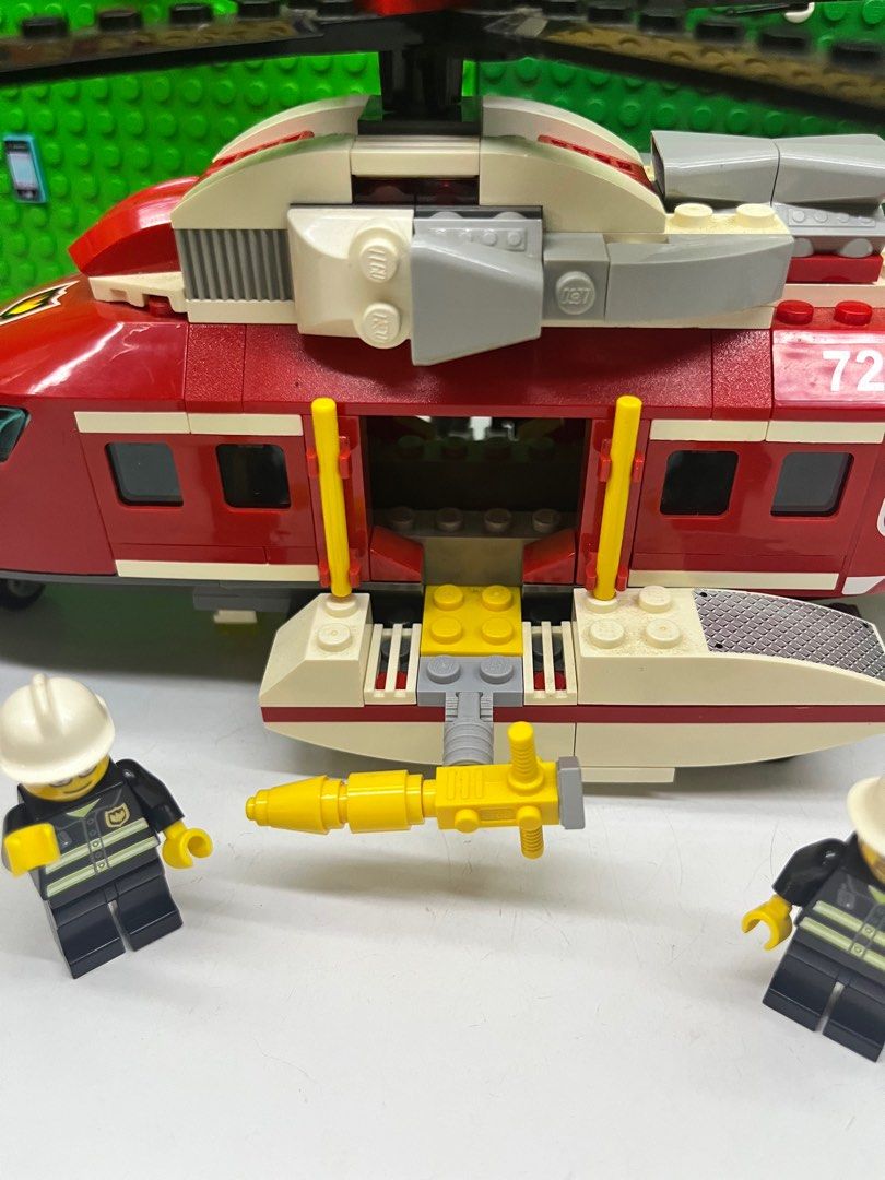 Lego City 7206 Fire Helicopter, Hobbies & Toys, Toys & Games on Carousell