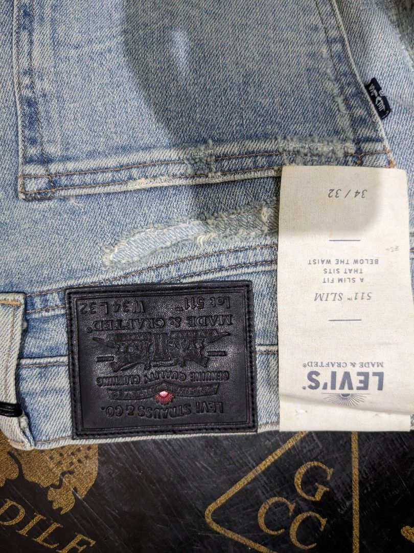 Levi's Made & Crafted 511 Selvedge Made in Japan Stretch size 34, Men's ...