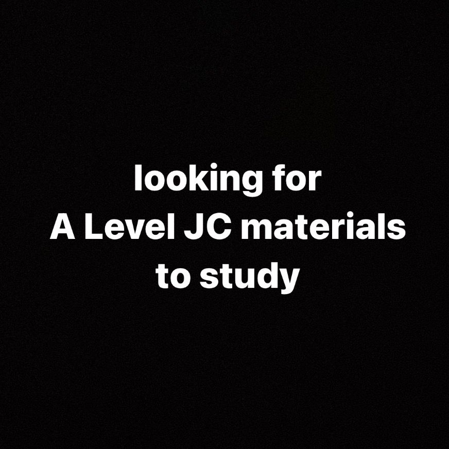 LF JC Materials Notes Study A Level, Hobbies & Toys, Books & Magazines ...