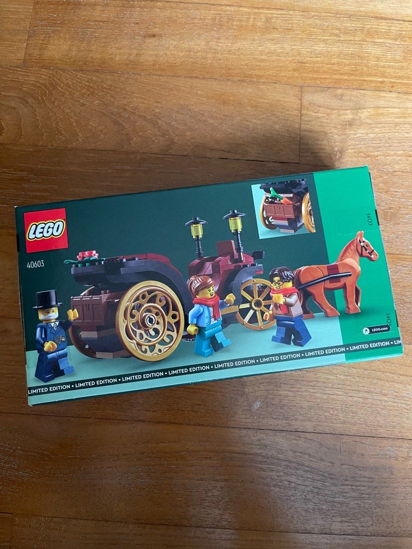 Limited Edition LEGO Wintertime Carriage Ride, Hobbies & Toys, Toys ...