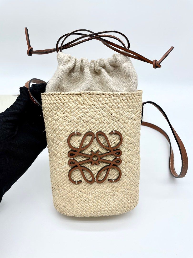 Loewe Raffia Phone Bag, Luxury, Bags & Wallets on Carousell