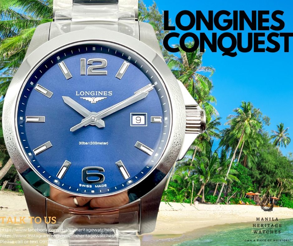 Longines Conquest, Luxury, Watches on Carousell