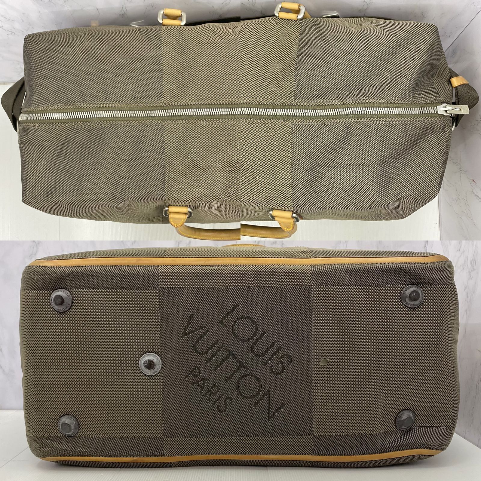 LOUIS VUITTON M93228 DAMIER GEANT SOUVERAIN BOSTON BAG 237033647 AL ...