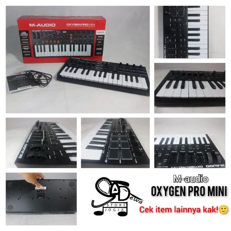 M AUDIO OXYGEN PRO MINI 32 KEYS MIDI CONTROLLER CONTROLER, Musik ...