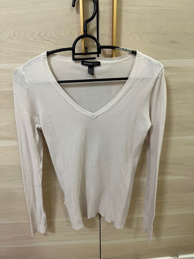 Mango Pink sweater, Women's Fashion, Tops, Longsleeves on Carousell