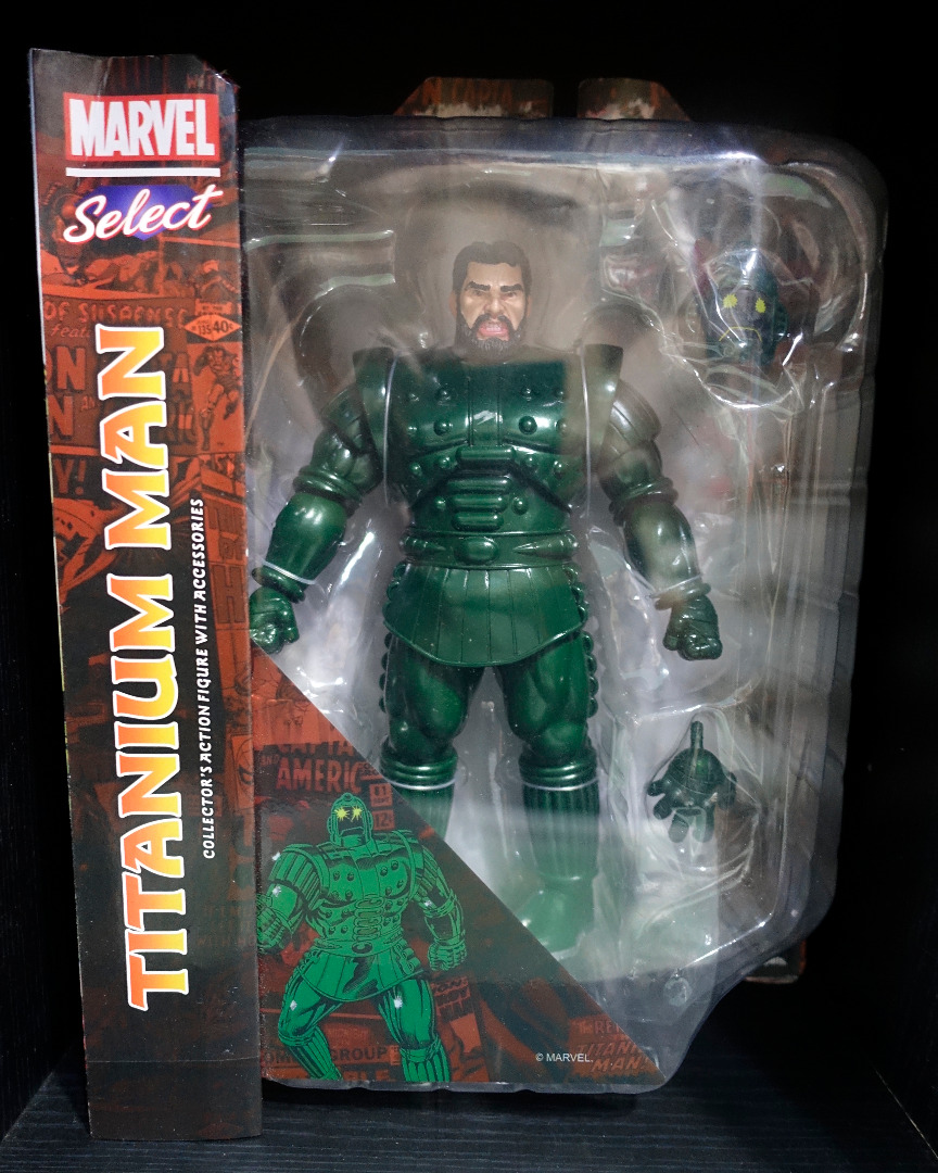 MARVEL SELECT TITANIUM MAN, Hobbies & Toys, Toys & Games on Carousell