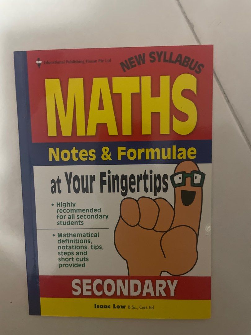 Math notes and formulae, Hobbies & Toys, Books & Magazines, Textbooks ...