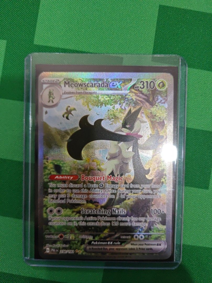 Meowscarada ex SIR 256/193, Hobbies & Toys, Toys & Games on Carousell