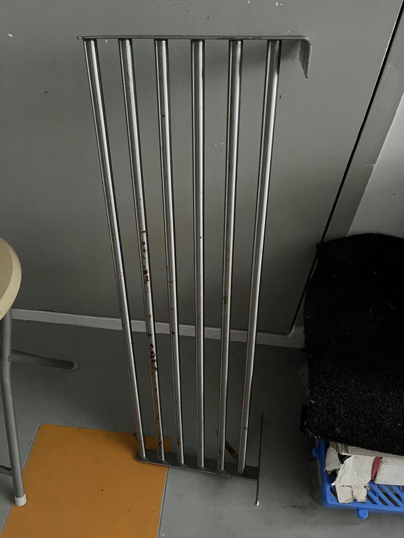 Metal wall Rack (ikea), Furniture & Home Living, Home Improvement ...