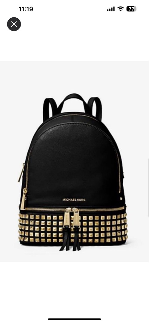 Michael Kors Rhea Small Backpack, Women's Fashion, Bags & Wallets ...