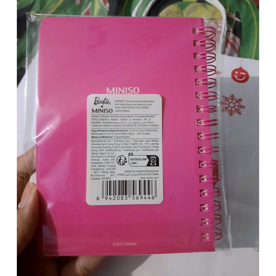 Miniso Barbie Notebook, Hobbies & Toys, Stationary & Craft, Other ...
