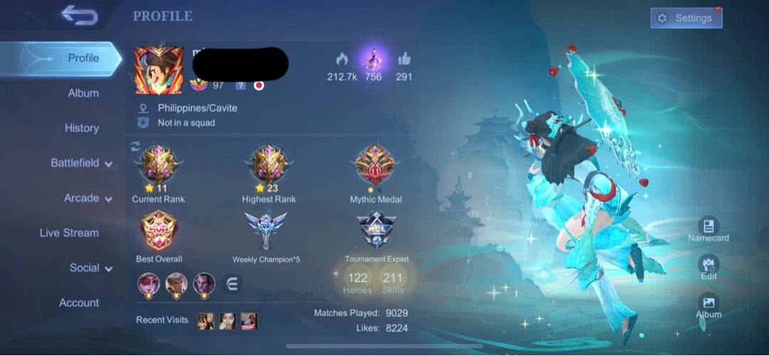 Mobile Legends Account, Video Gaming, Gaming Accessories, Game Gift ...