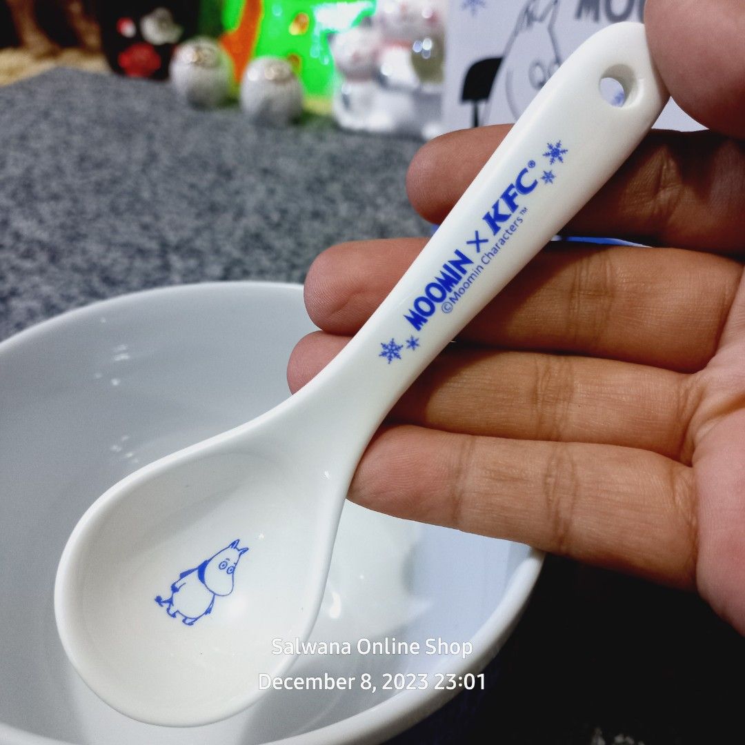 MOOMIN BY KFC COLLECTIBLE BOWL AND SPOON SET, Furniture & Home Living ...