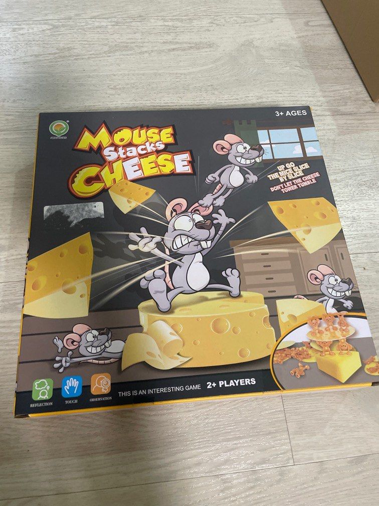 Mouse stacks cheese, Hobbies & Toys, Toys & Games on Carousell