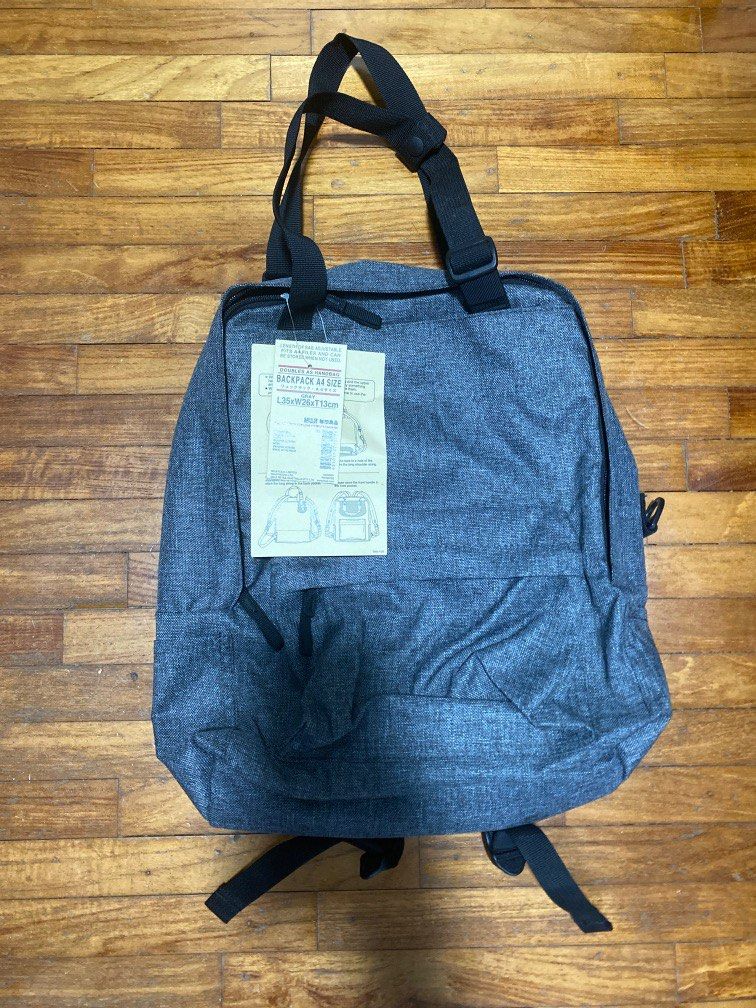 Muji Backpack A4 Size, Men's Fashion, Bags, Backpacks on Carousell