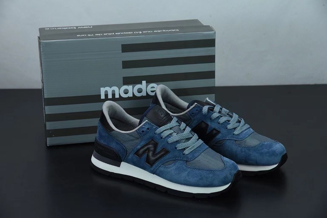 New Balance NB 990V1 blue, Men's Fashion, Footwear, Sneakers on Carousell