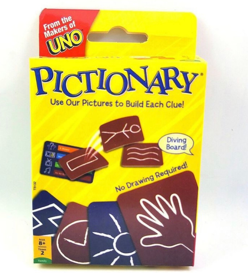 !!!New!!! Pictionary Card Game 8+, Hobbies & Toys, Toys & Games on ...