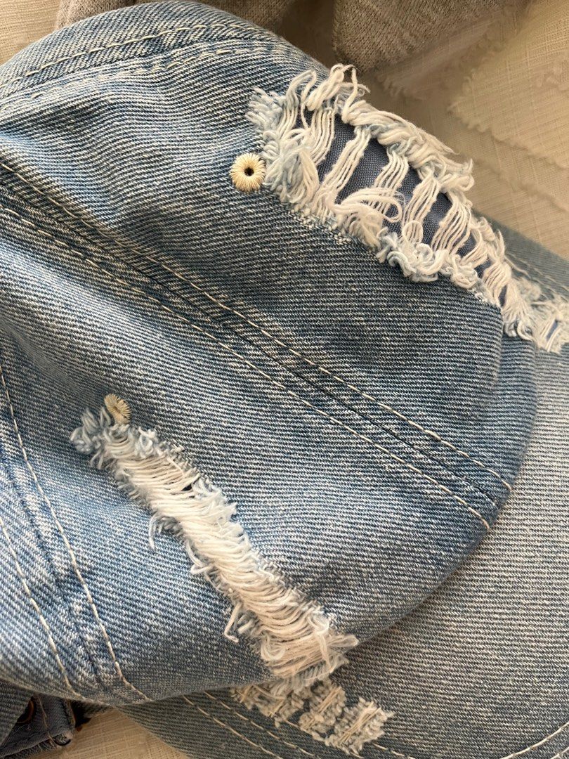 Newjeans Bunny Denim Cap - OMG, Women's Fashion, Watches & Accessories ...