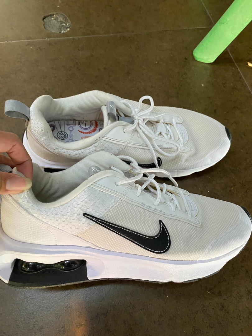 Nike Air Max Interlock Lite 'White Black', Men's Fashion, Footwear ...