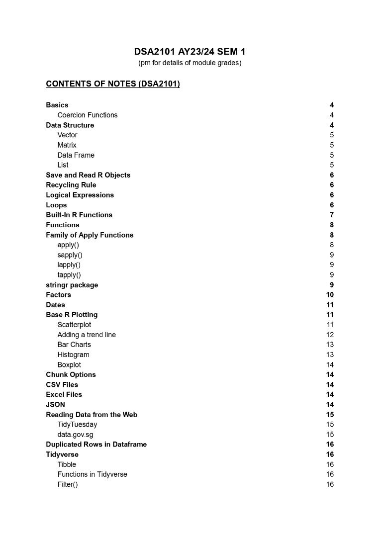 NUS DSA2101 Introduction to Data Visualisation Notes with Code Examples ...