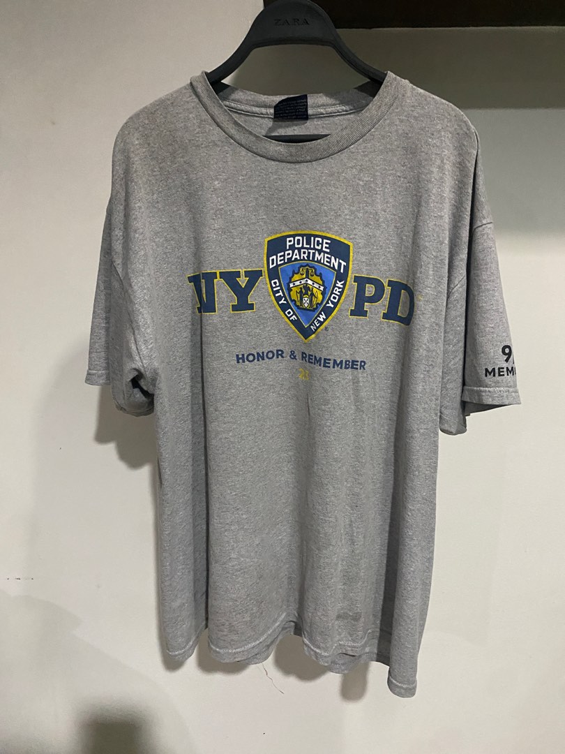 NYPD Shirt, Men's Fashion, Tops & Sets, Tshirts & Polo Shirts on Carousell