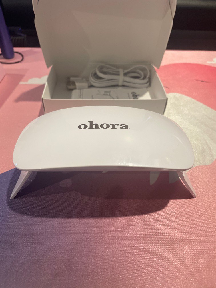 OHORA UV GEL LAMP USB CABLE - LAMPU KUKU GEL PORTABLE, Fesyen Wanita, Aksesoris di Carousell