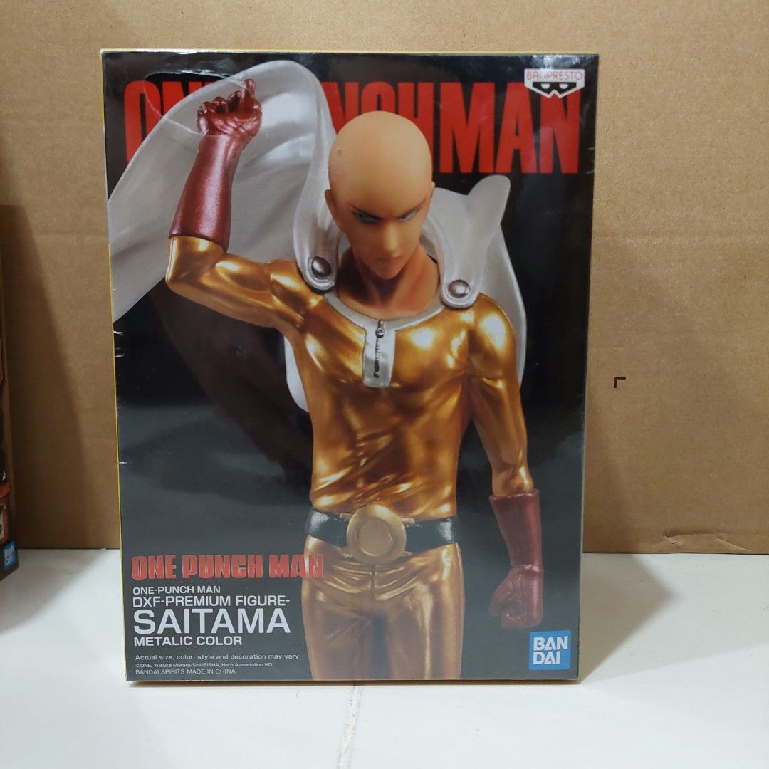 One-Punch Man DXF-Premium Figure SAITAMA Metalic Color BANPRESTO BANDAI ...
