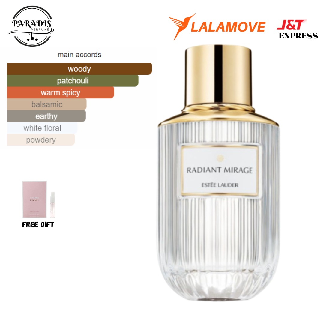 ORIGINAL AUTHENTIC ESTEE LAUDER RADIANT MIRAGE EDP 100ML (WITH PAPER ...