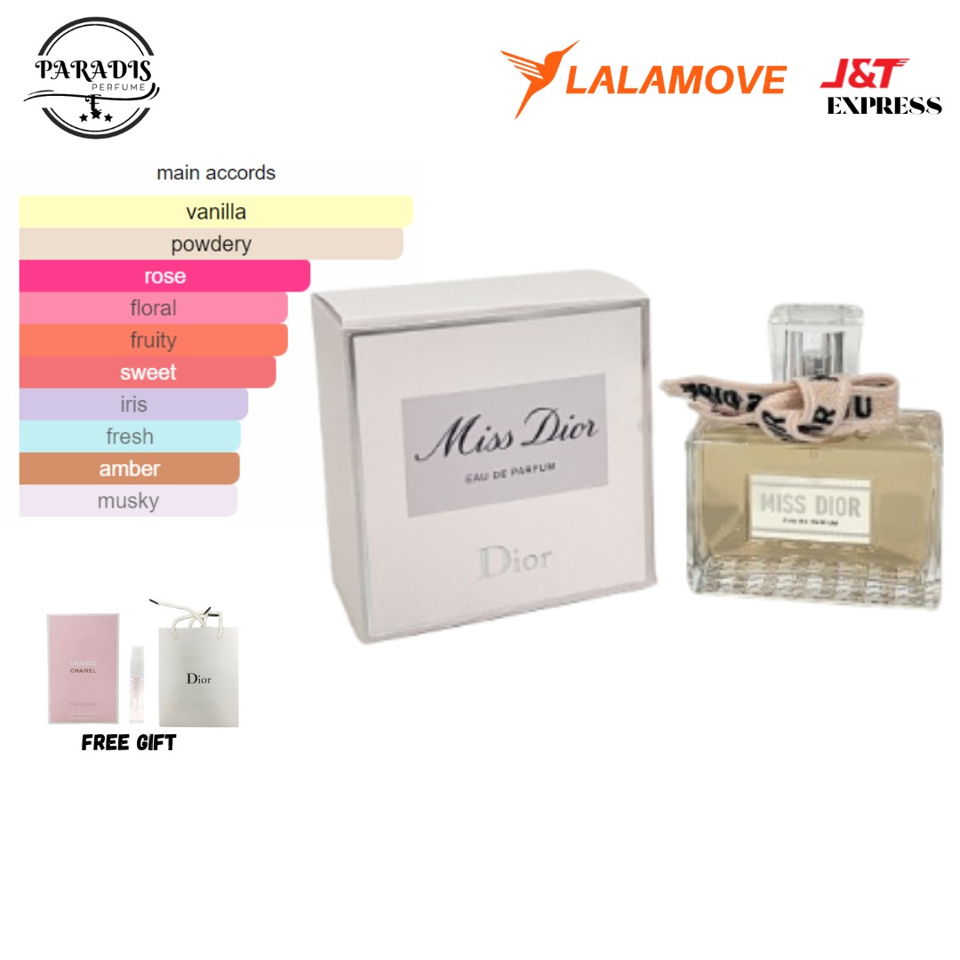 ORIGINAL AUTHENTIC MISS DIOR EDP 100ML (PINK RIBBON), Beauty & Personal ...
