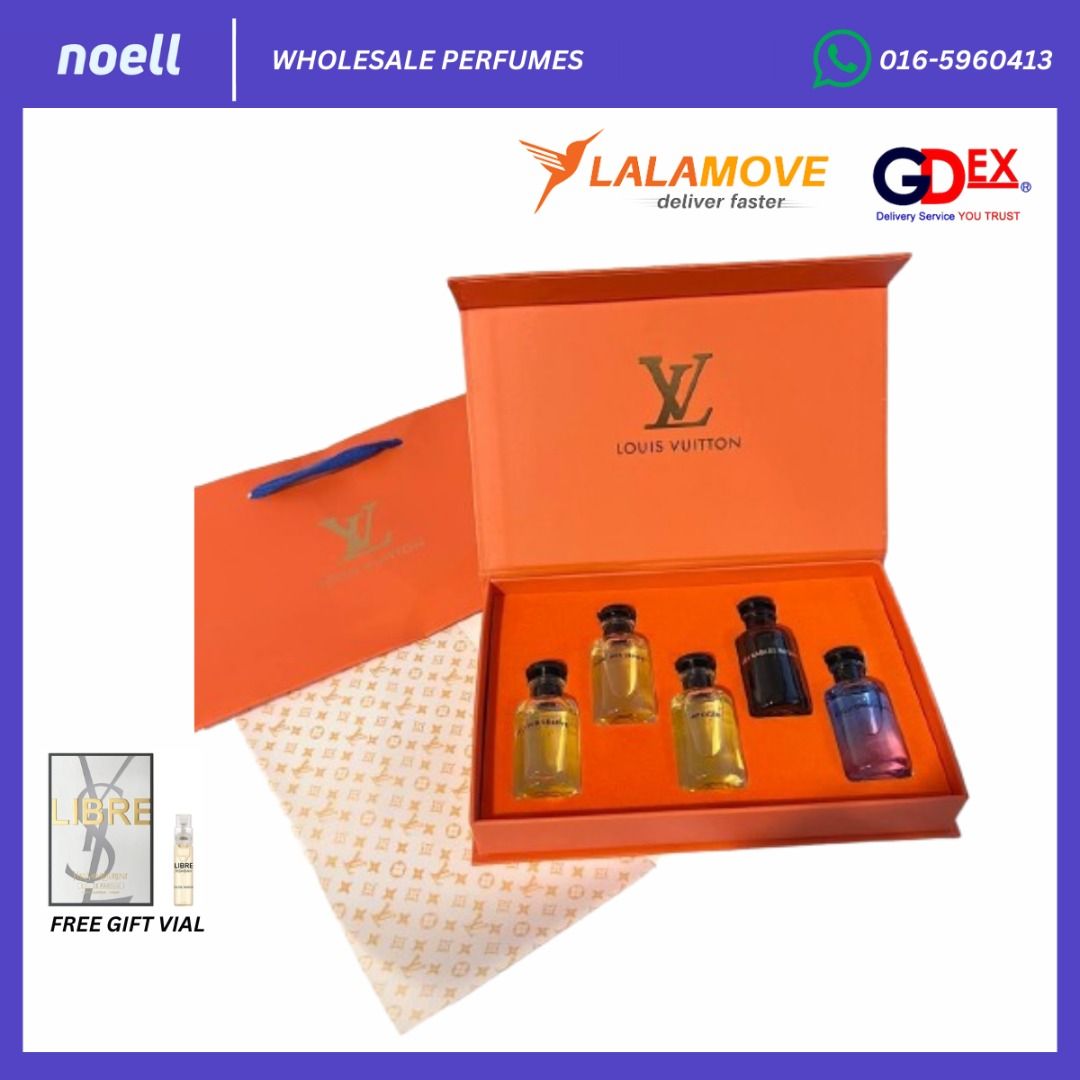 [ORIGINAL] AUTHENTIC READY STOCK LOUIS VUITTON LV 5IN1 ORANGE BOX SET ...